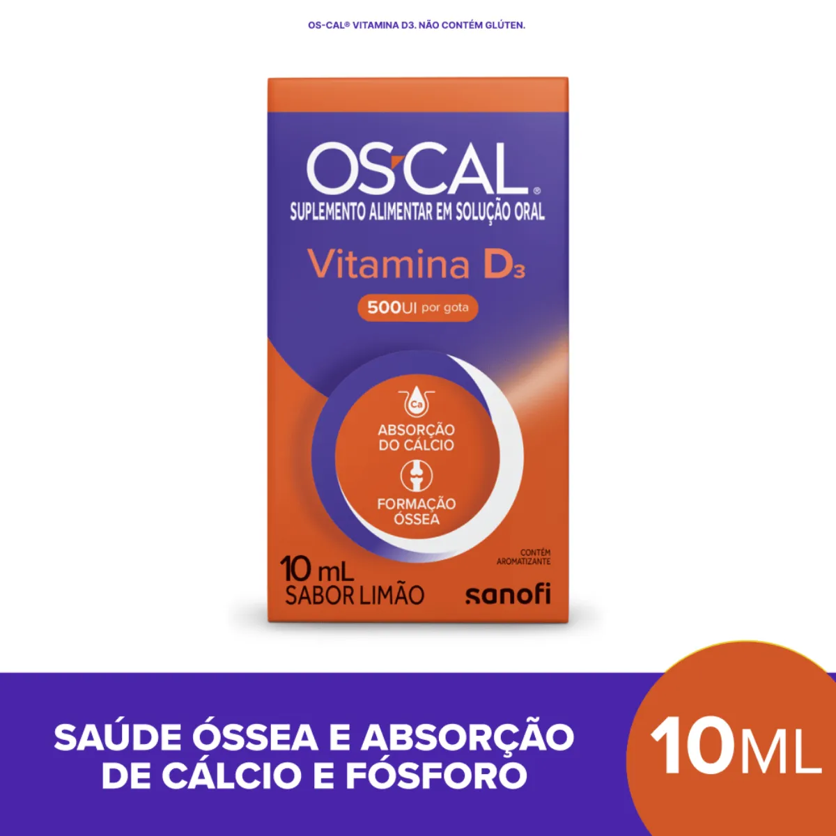 OSCAL VITAMINA D 500UI/GOTA 10ML 954313 | Droga Raia