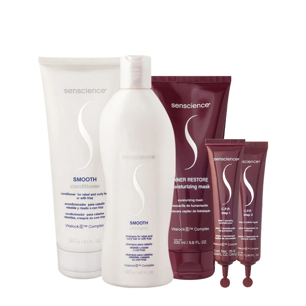 KIT SENSCIENCE SMOOTH INNER CPR HOME CARE AMPOLA (5 PRODUTOS ...