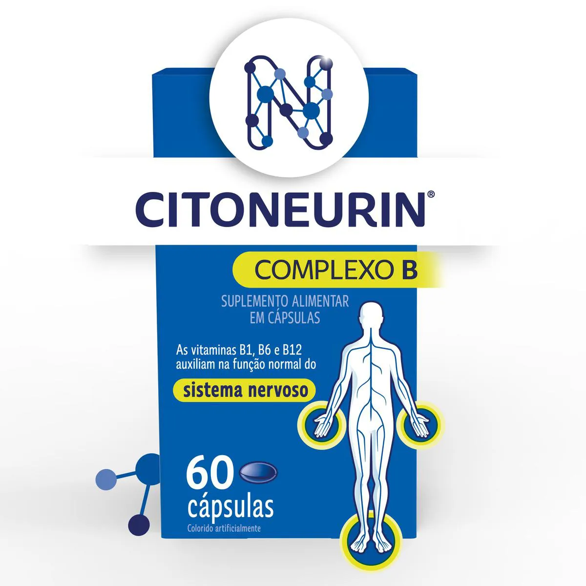 CITONEURIN COMPLEXO B 60 CAPSULAS 1144969 | Drogasil