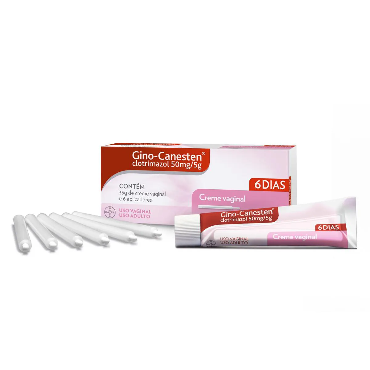Gino Canesten creme vaginal + 6 aplicadores: veja o preço e a bula ...