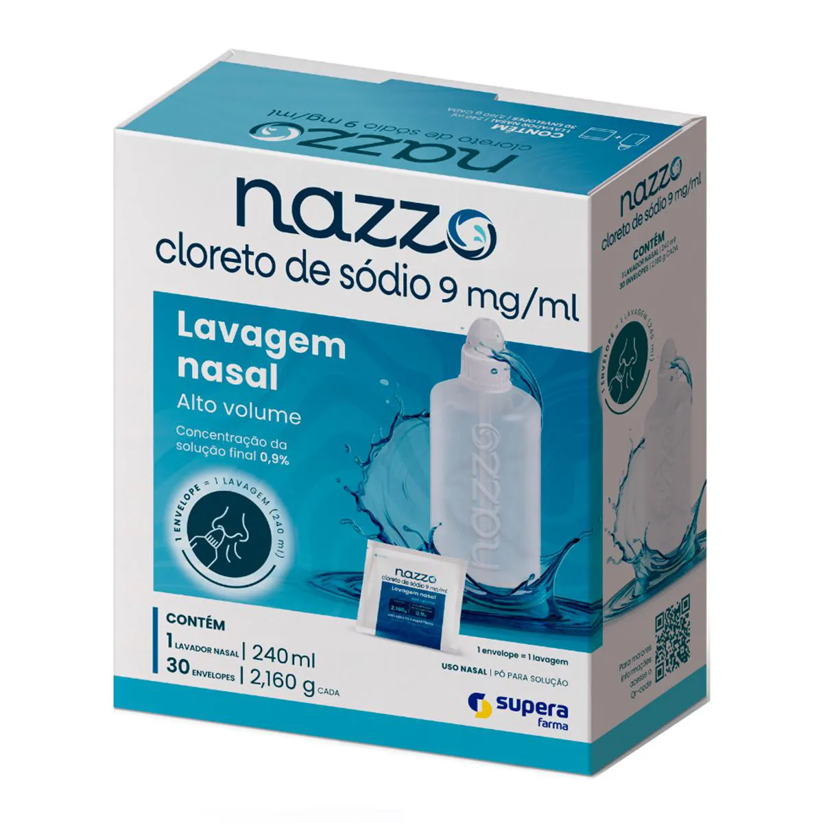 NAZZO ALTO VOLUME 240ML + FRASCO + 30 SACHES 1318157 | Drogasil