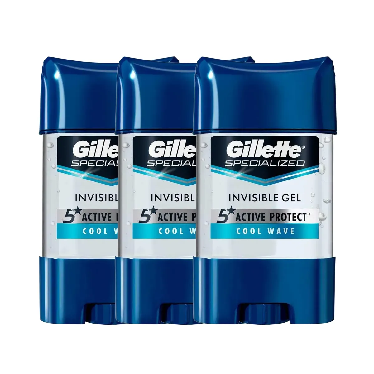 Kit Desodorante Antitranspirante Gillette Specialized Invisible Gel Kit Desodorante Antitranspirante Gillette Specialized Invisible Gel