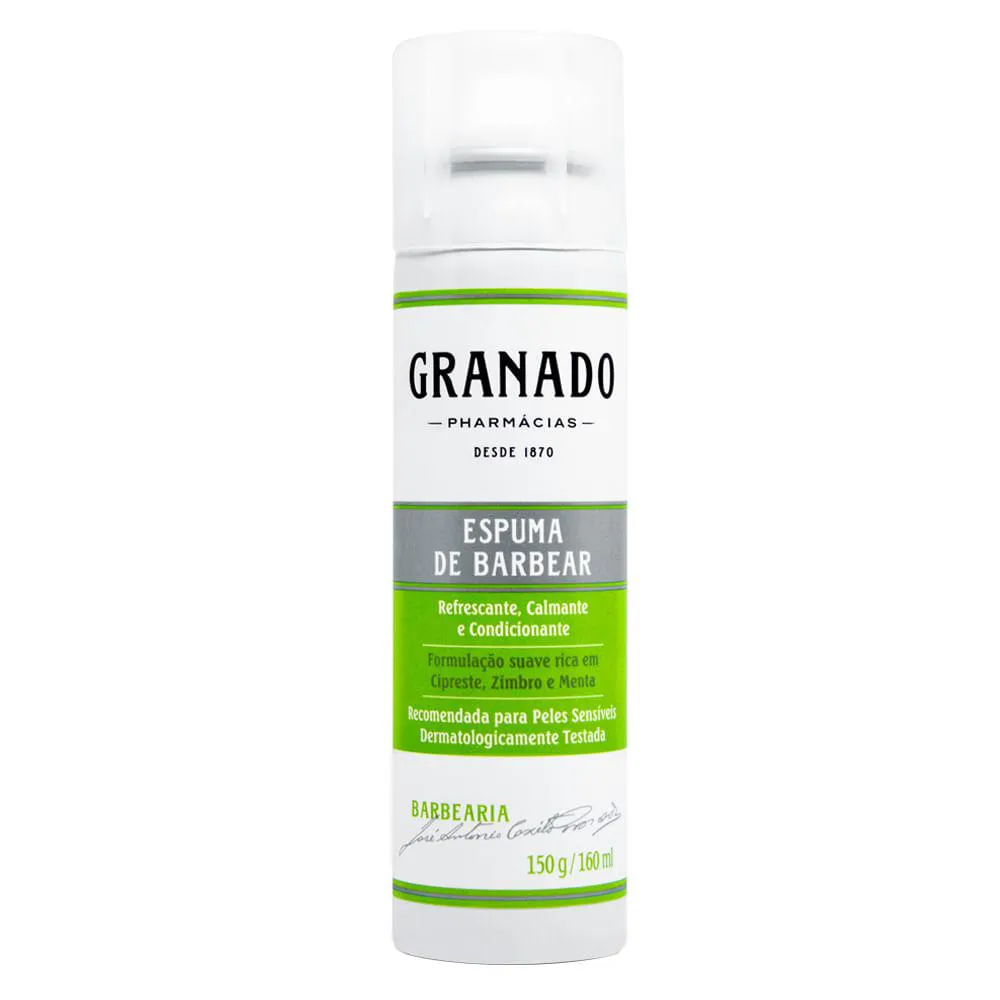 Espuma para Barbear Granado - Barbearia 160ml 1373064 | Drogasil