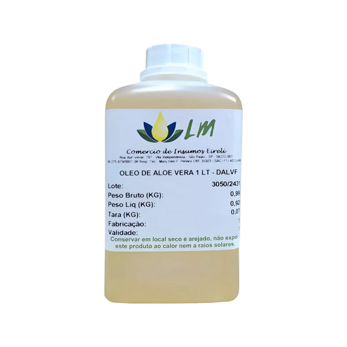 Óleo Vegetal 100% Natural Distrol Aloe Vera 1L | Drogasil | Drogasil