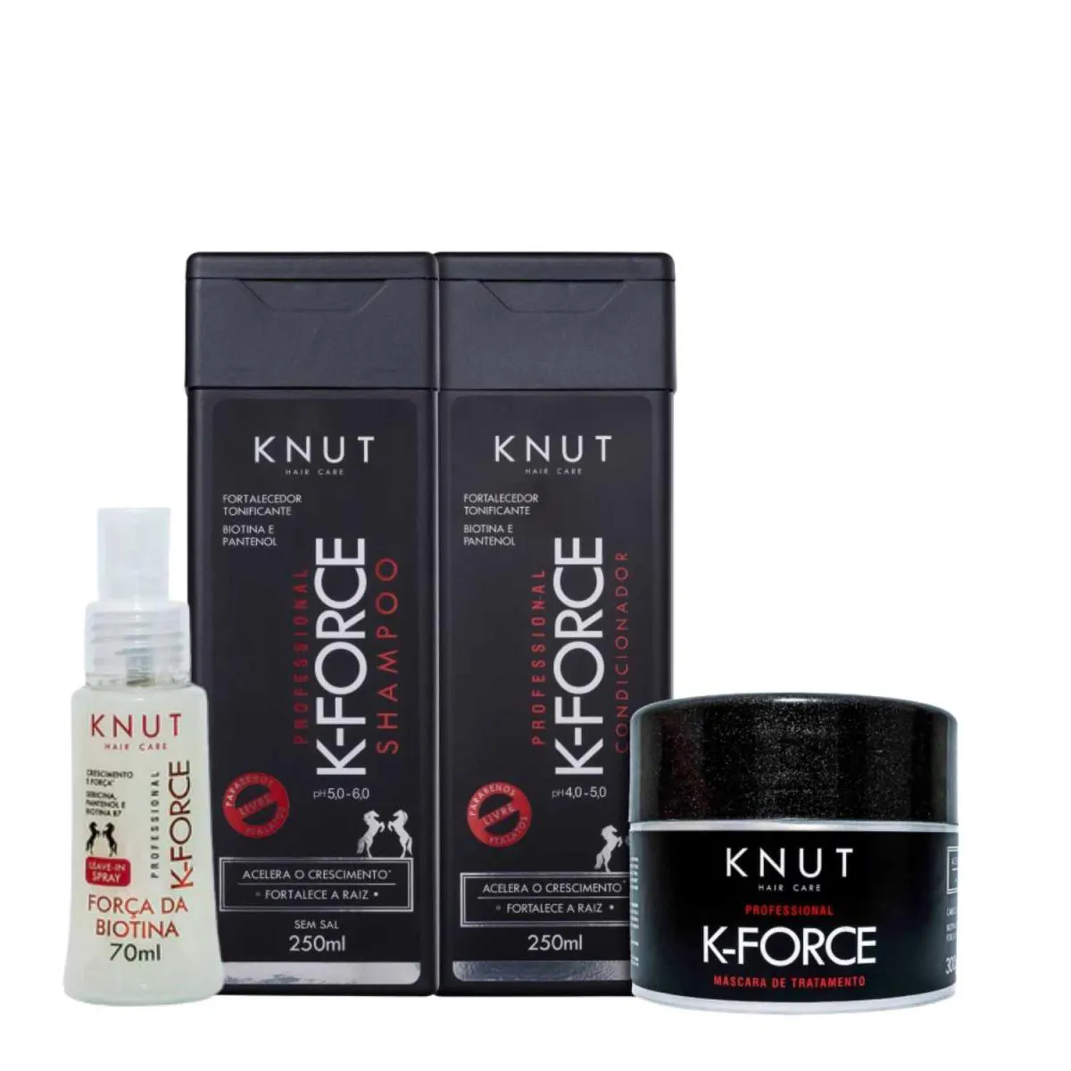 Kit Knut K-force Biotina Completo | Drogasil | Drogasil