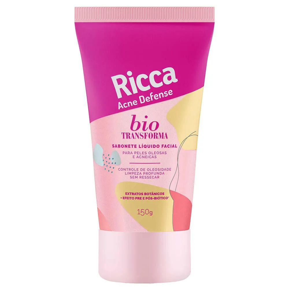 Sabonete Líquido Facial Acne Defense Ricca 150g | Drogasil | Drogasil