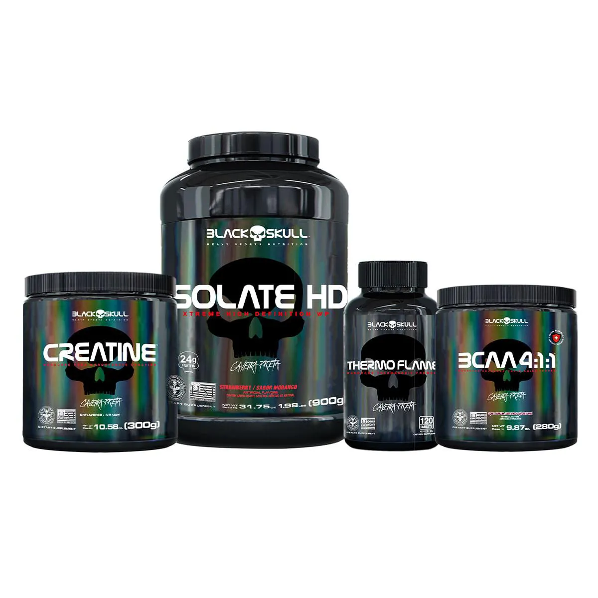 Combo Whey + Creatina + Termogênico + Bcaa NA NA Baunilha | Drogasil ...