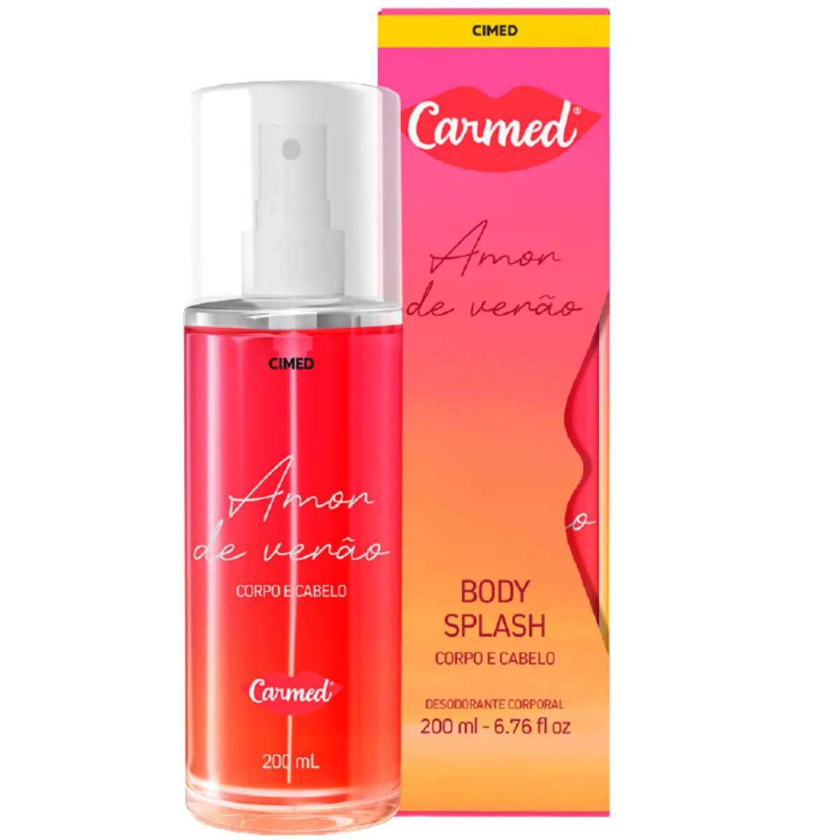 Body Splash Carmed Amor de Verão 200Ml – Fragrância Floral e Frutada ...