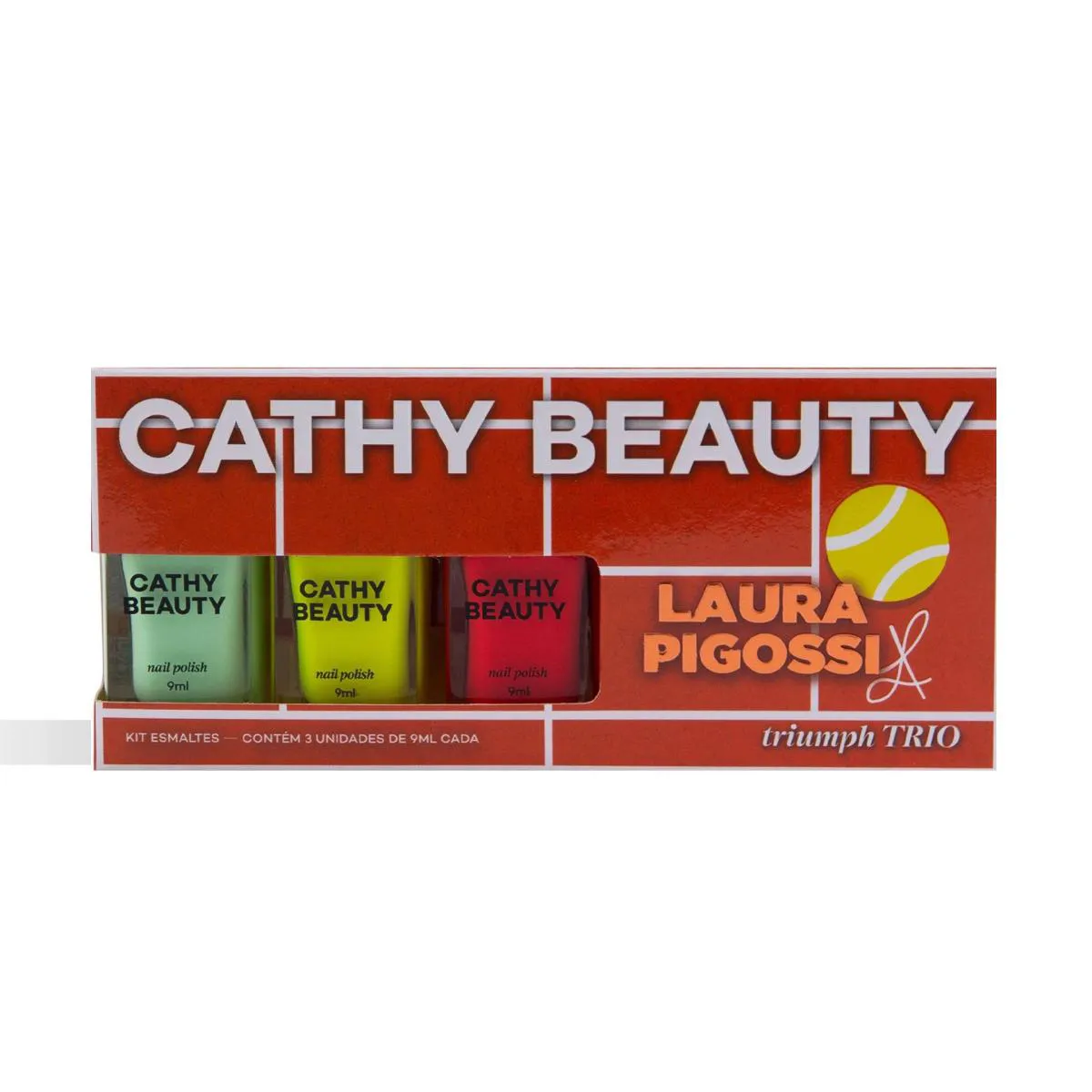 Cathy Beauty Kit Esmalte Triumph Laura Pigossi Trio | Drogasil | Drogasil