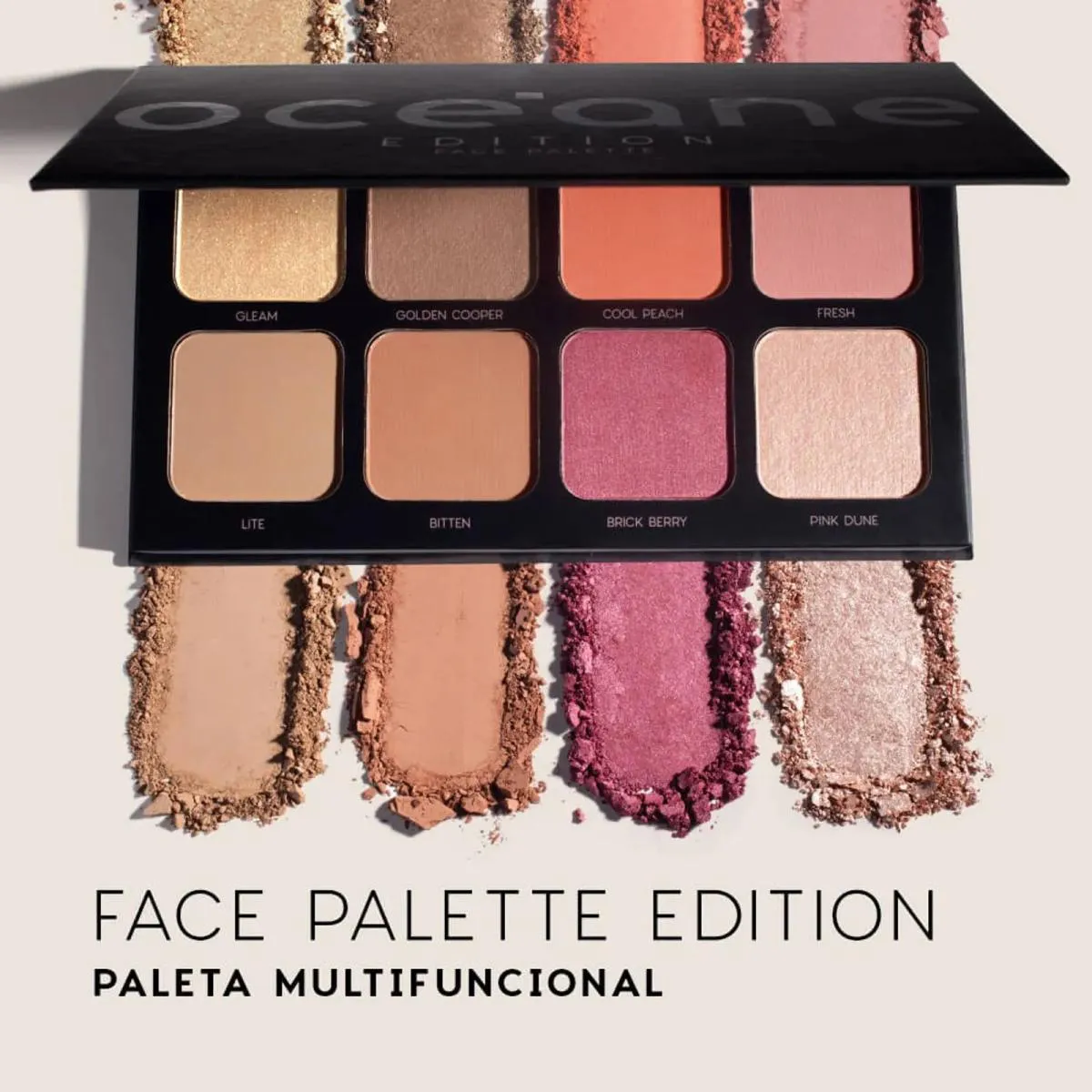 Oceane Paleta Multiuso 8 Cores - Edition Face Palette 30,5G 1427397 ...