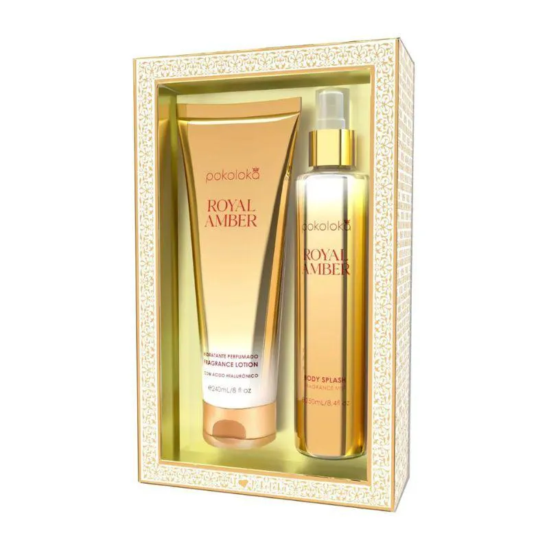 Pokoloka Royal Amber Kit Locao 240Ml + Body Splash 250Ml 1430250 | Drogasil