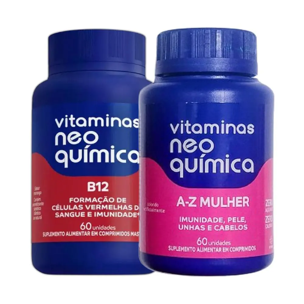 Kit B12 60 Cpr + Mulher 60 Cpr - Neo Quimica 1434316 | Drogasil