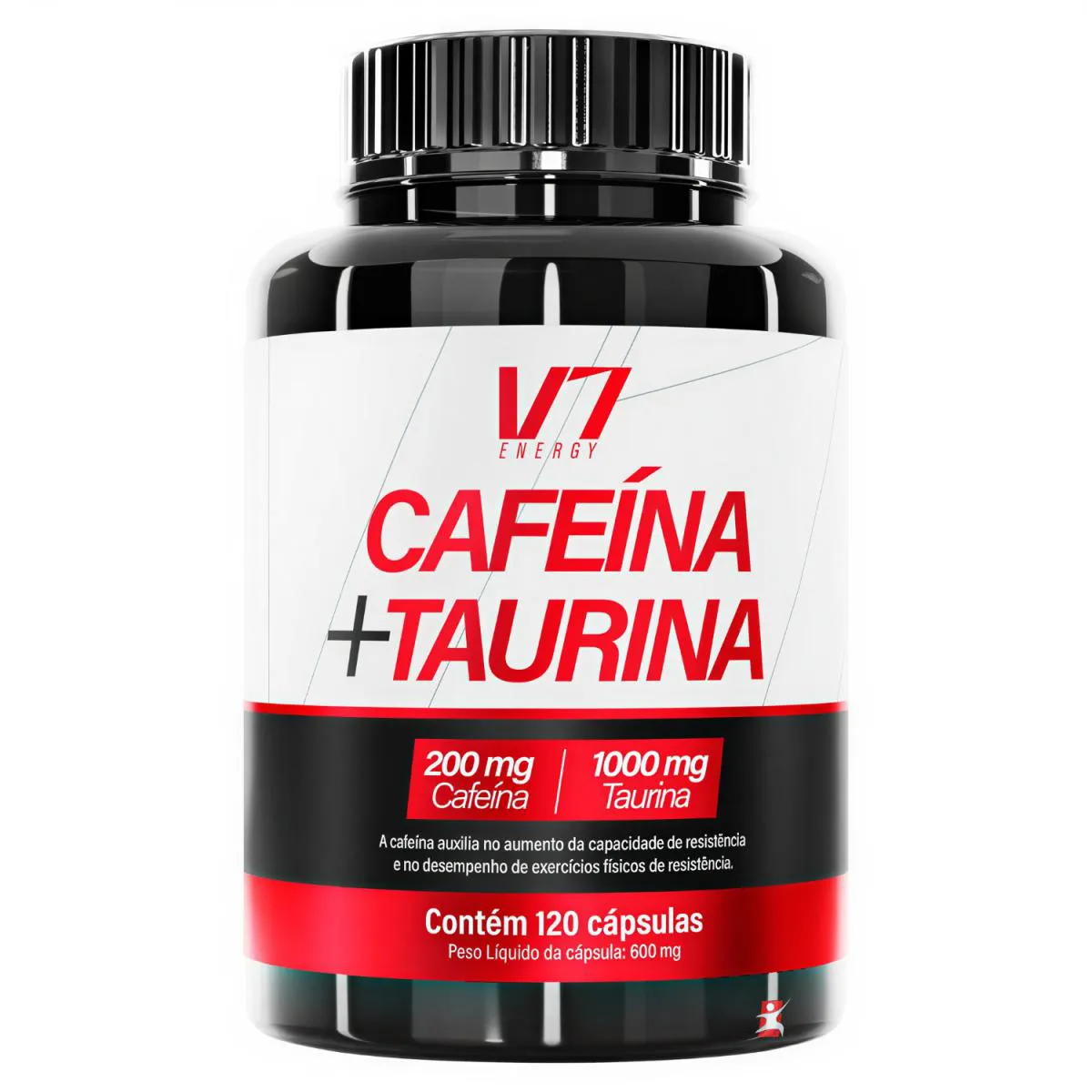 Cafeina + Taurina Move Faster Energetico em 120 Capsulas - Videira 7 ...