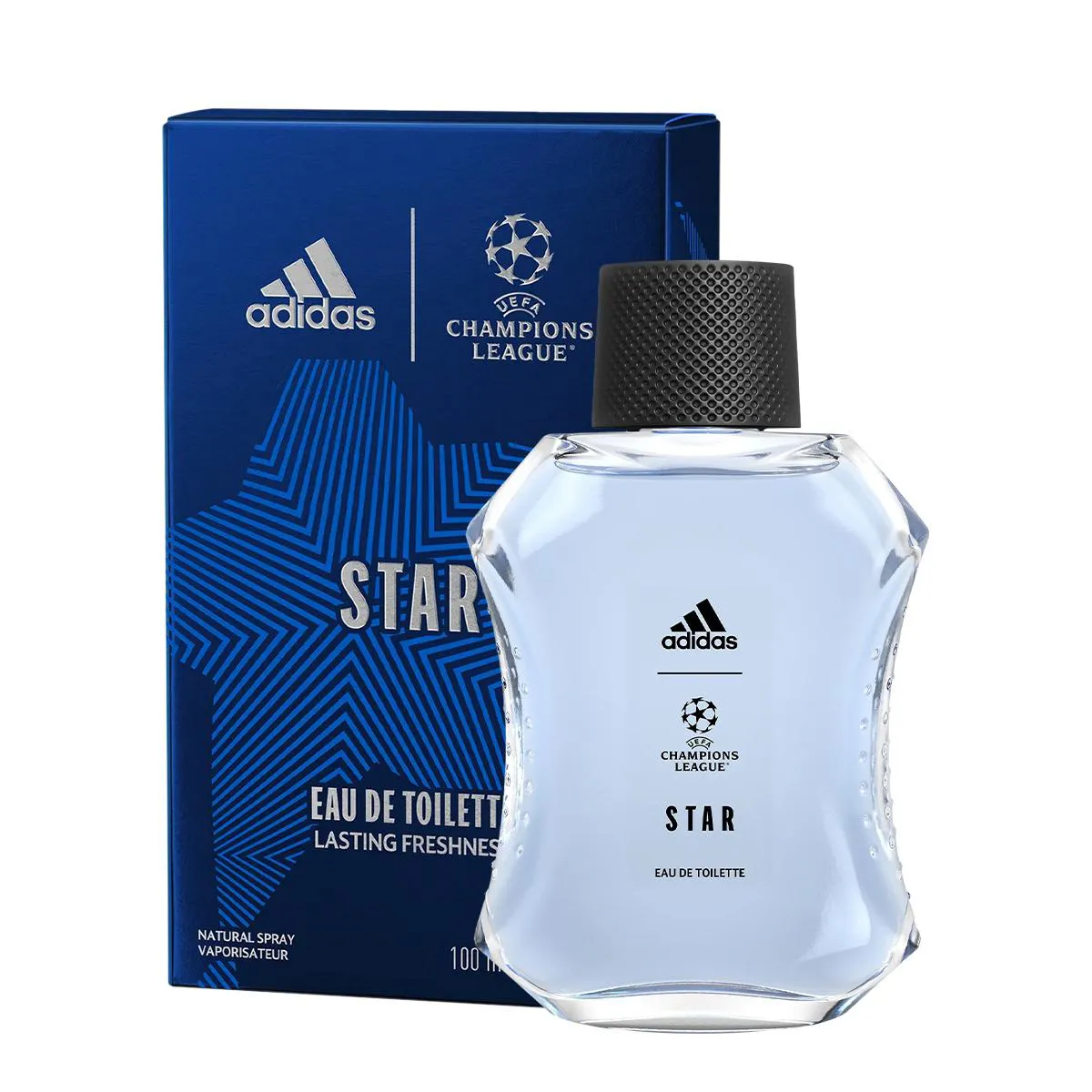 Adidas Uefa Star Eau de Toilette - Perfume Masculino 100Ml 1459601 ...