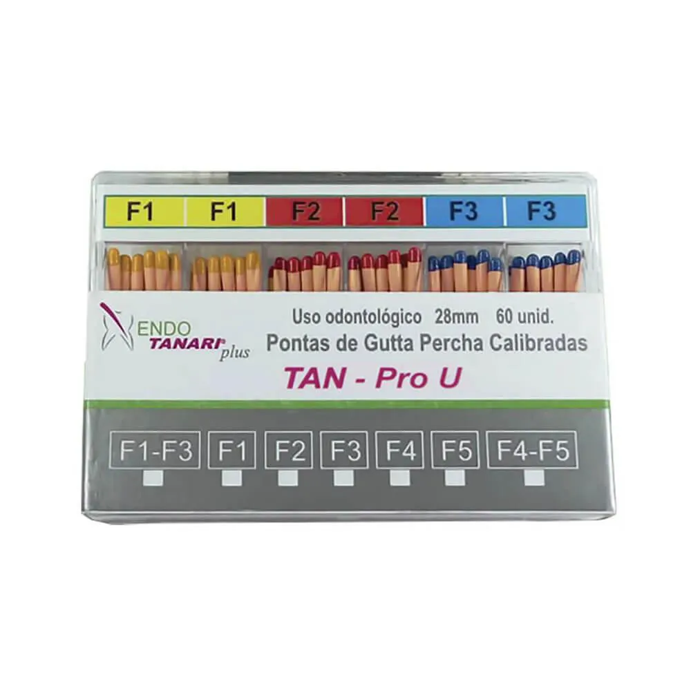 Pontas Guta Percha Pro Universal com 60 Unidades Tanari F1f3 1479908 ...