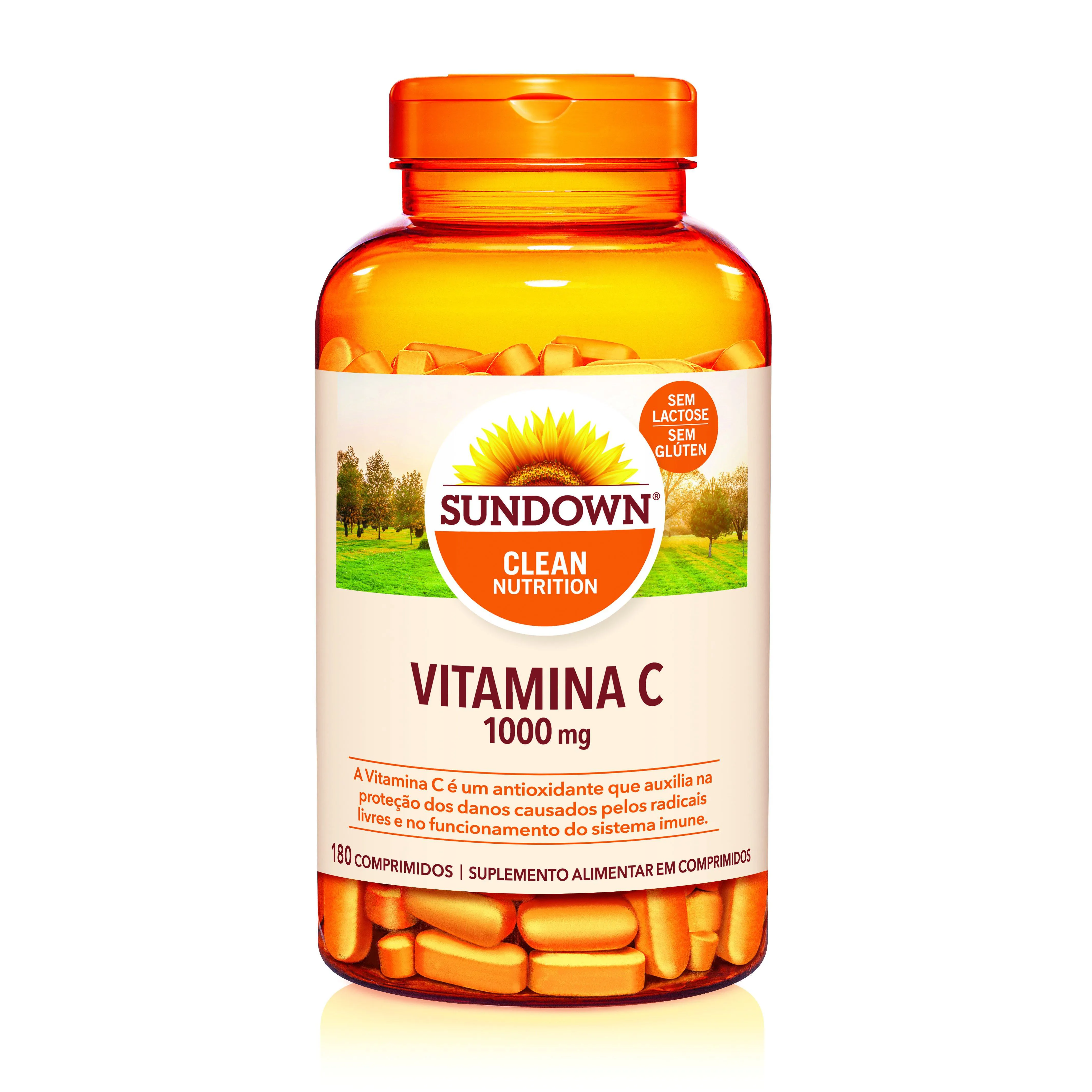 Vitamina C Sundown Sun C 1000mg 180 cápsulas - Preço online | Droga Raia