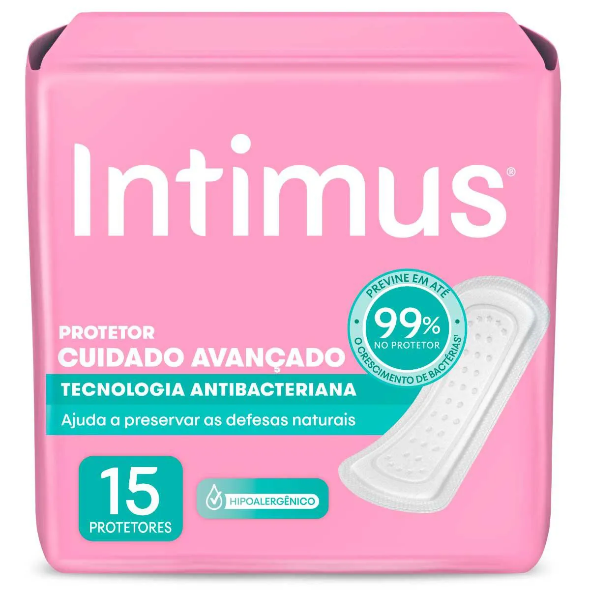 Protetor Diário Intimus com Indicador de Troca 15 unidades - preço ...