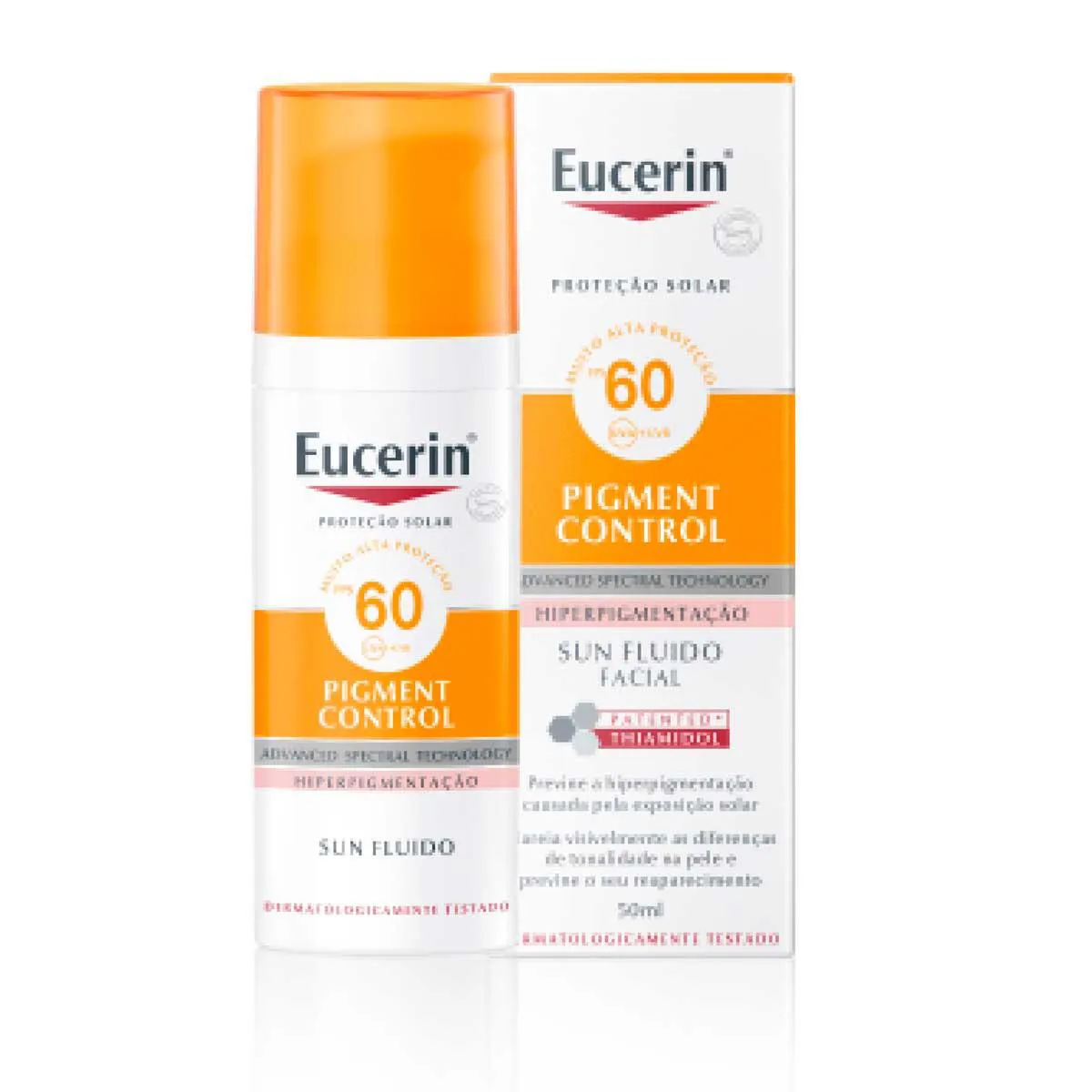Protetor Solar Facial Eucerin Pigment Control FPS60 com 50ml | Droga Raia