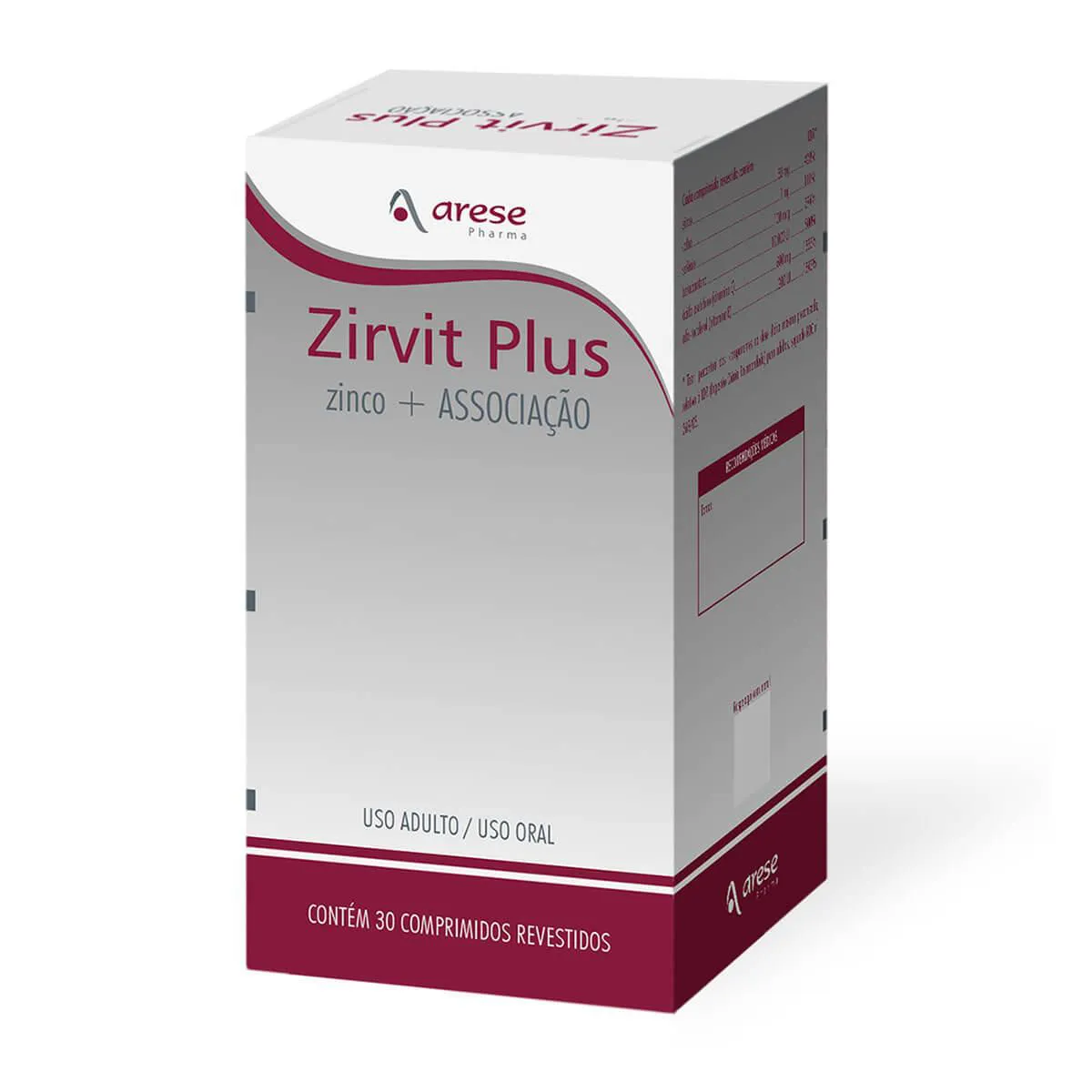 Zirvit Plus com 30 Comprimidos | Drogasil