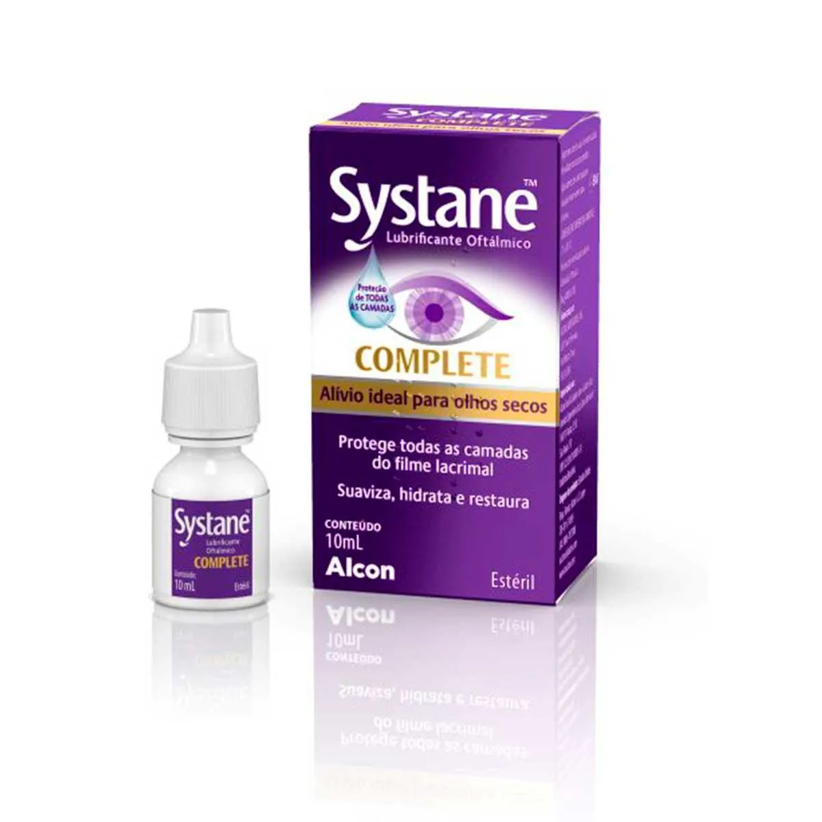 Lubrificante Oftálmico Systane Complete 10ml | Droga Raia