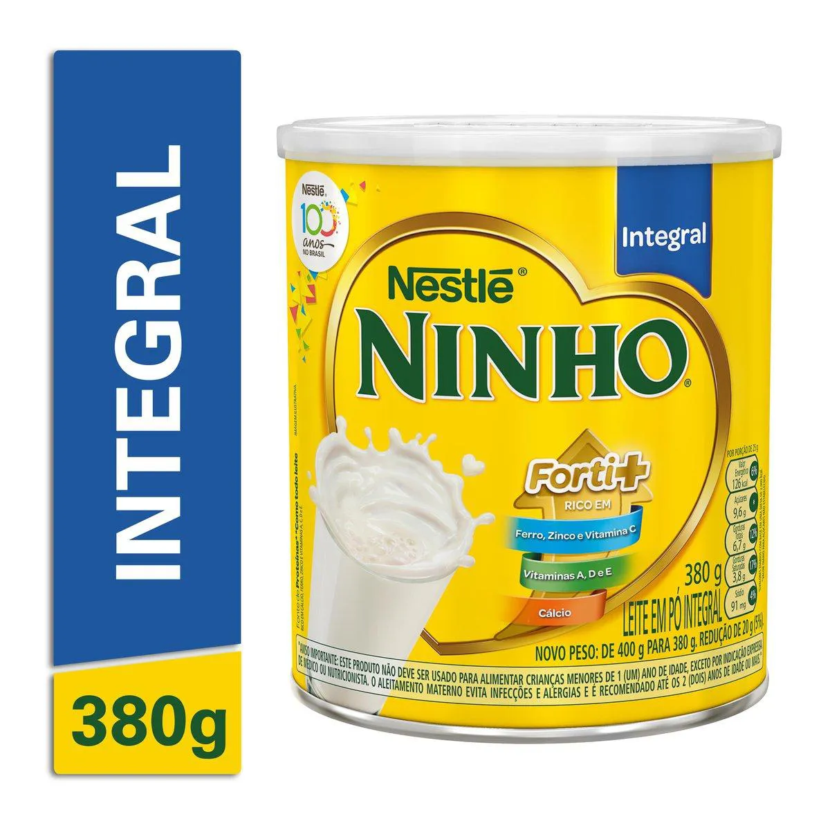 NINHO LEITE EM PO INSTANTANEO INTEGRAL 380G 972376 | Droga Raia