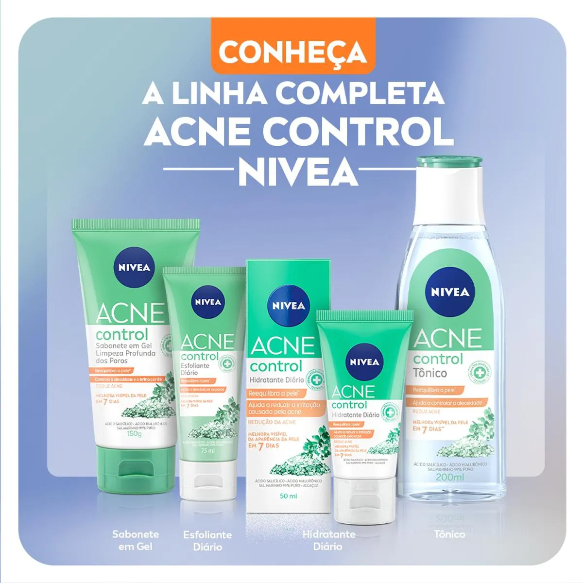 Hidratante Facial Nivea Acne Control 50g: Preço online exclusivo | Drogasil