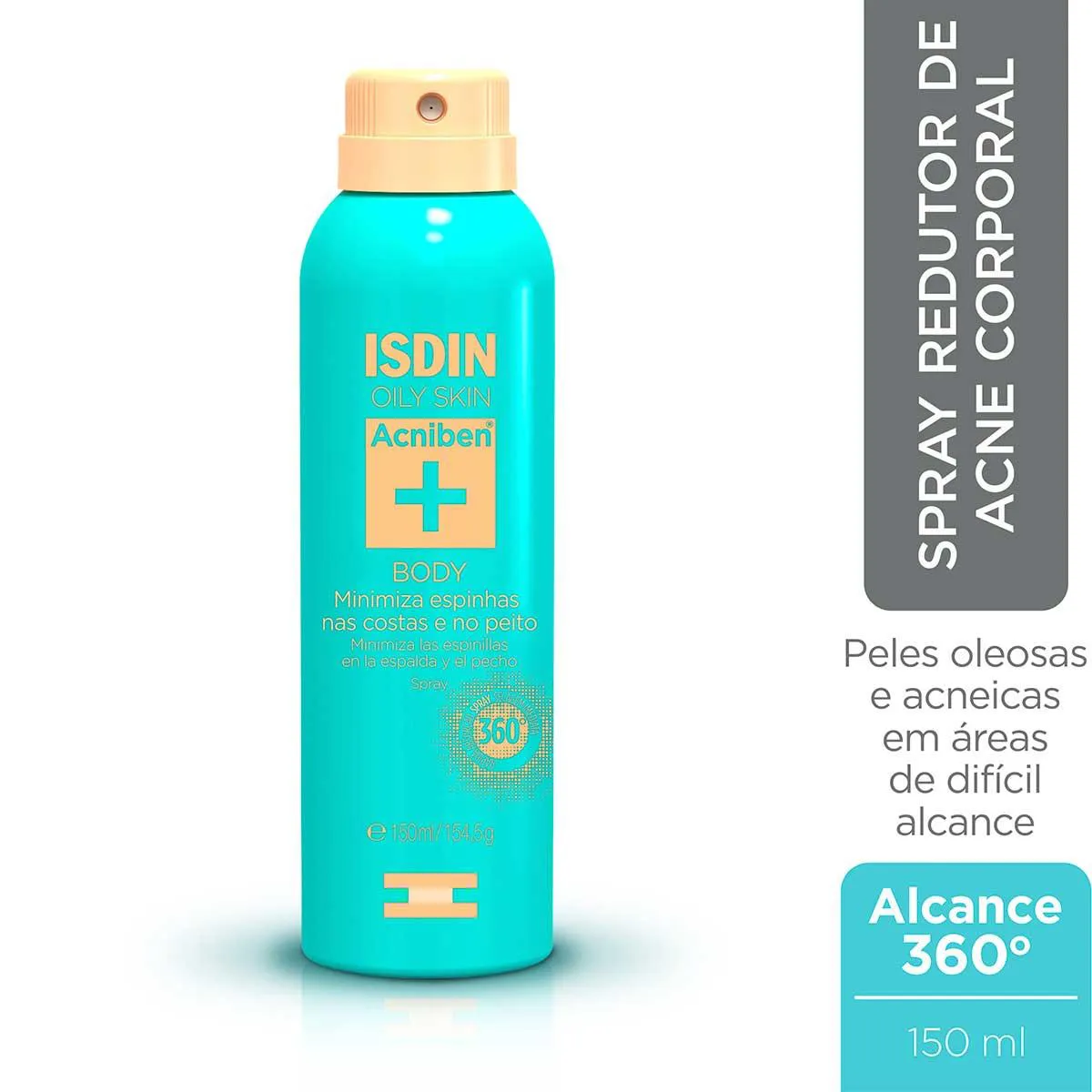 Spray Corporal Antiacne Acniben + Isdin Oily Skin 150ml | Droga Raia