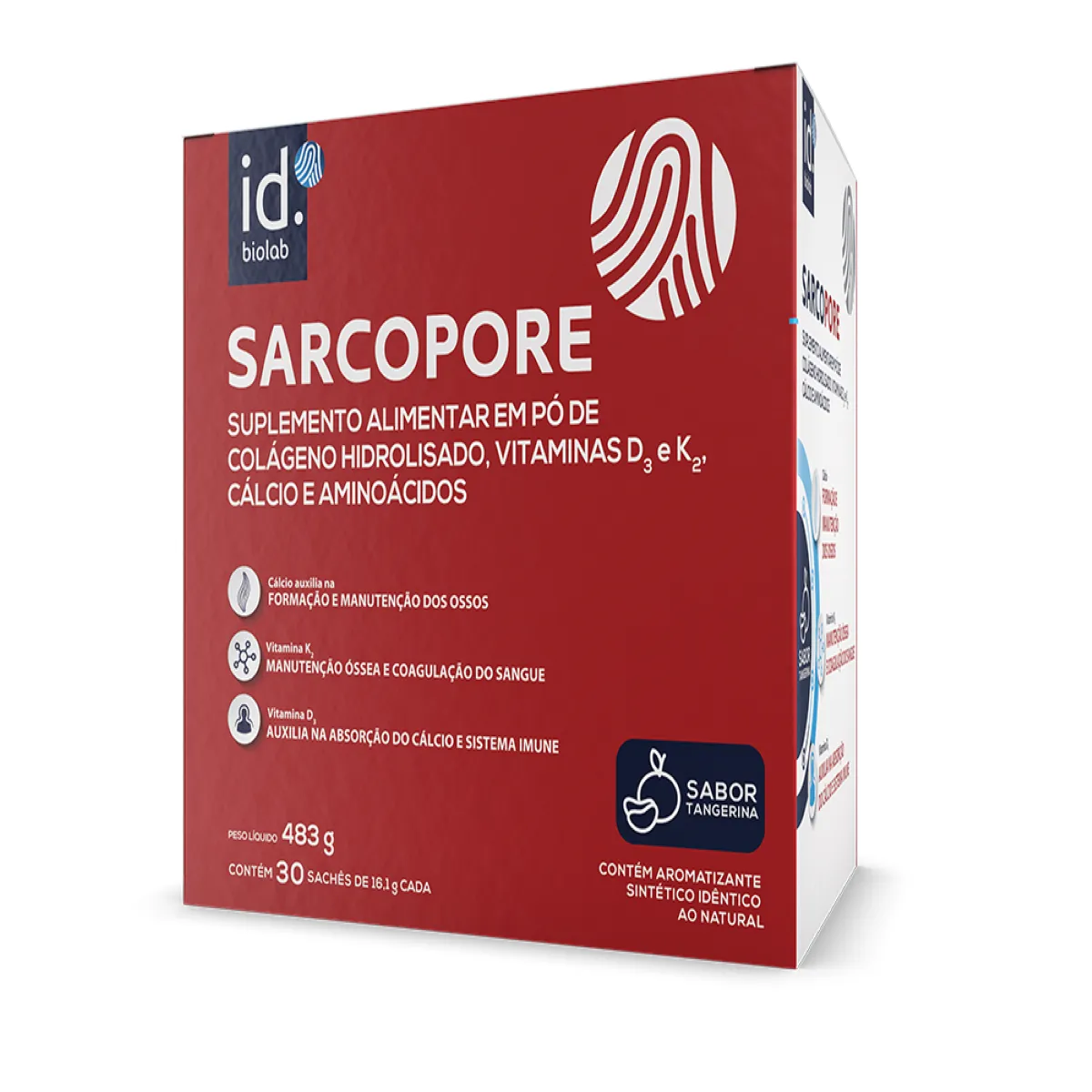 Sarcopore Colágeno Hidrolisado Sabor Tangerina 30 sachês | Drogasil