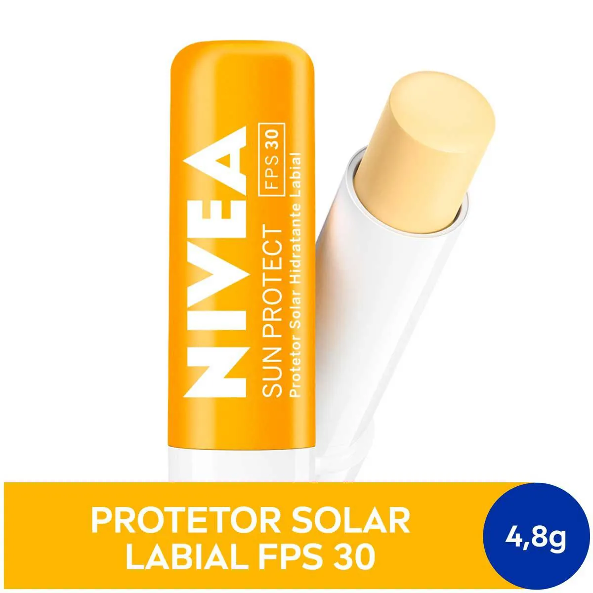 Protetor Solar Hidratante Labial Nivea Sun Protect FPS30 com 4,8g ...