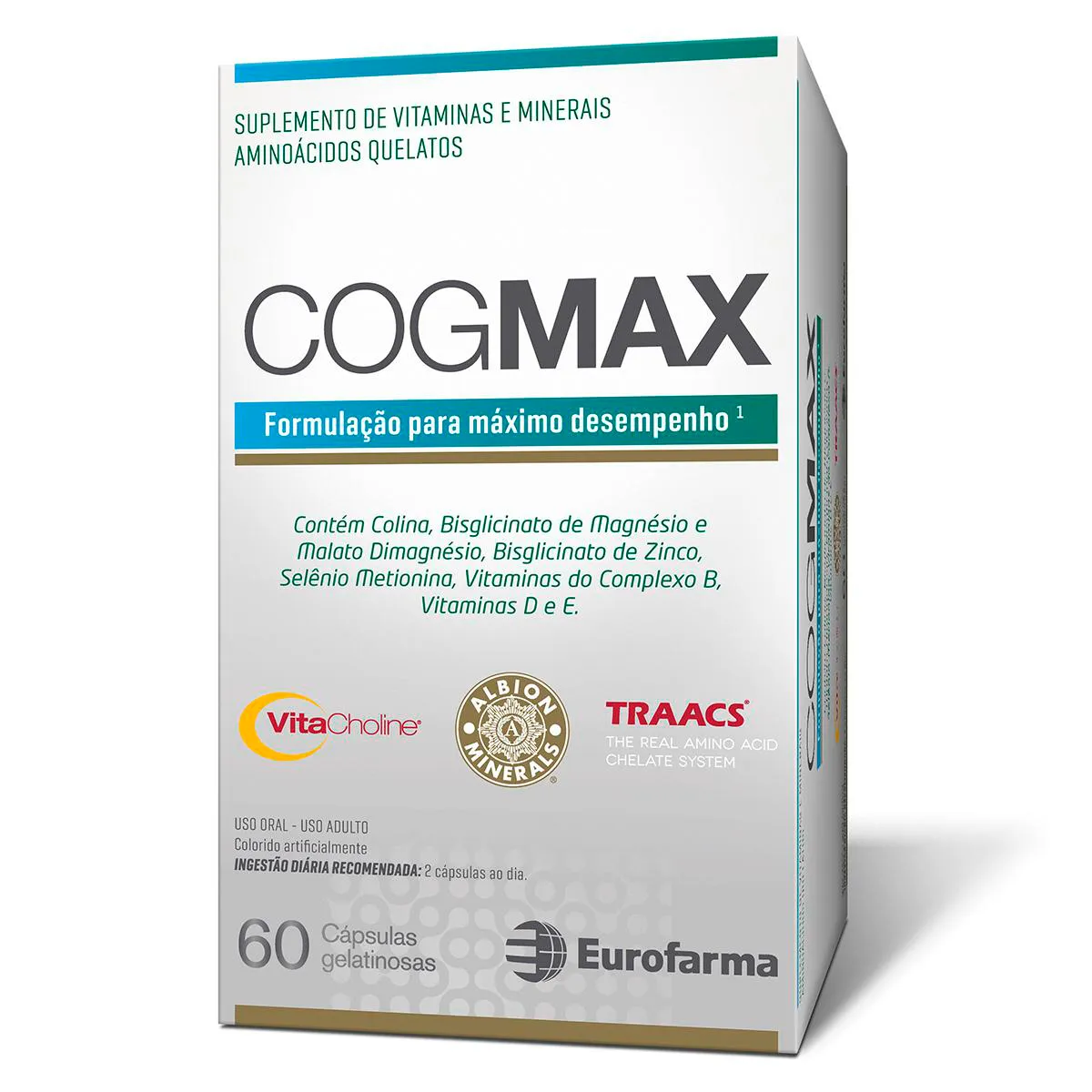 Suplemento Vitamínico Cogmax 60 Cápsulas: Confira o preço! | Droga Raia