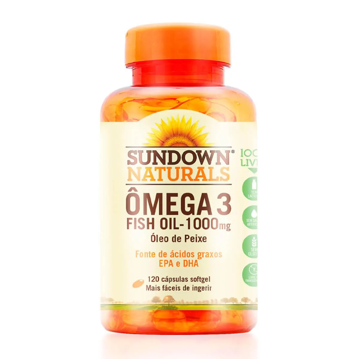 Ômega 3 Fish Oil 1000mg Sundown 320 cápsulas: onde comprar | Droga Raia