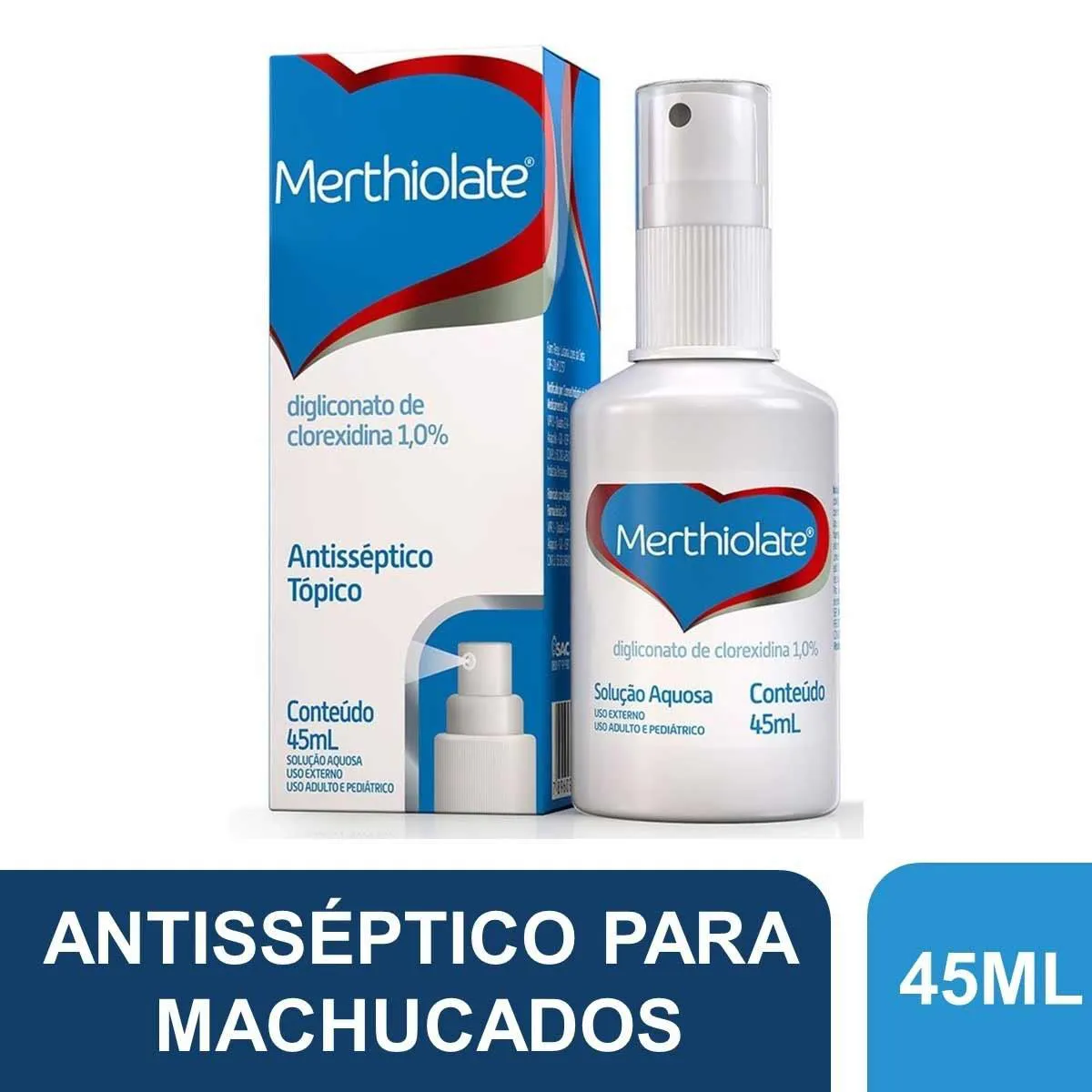 Antisséptico Tópico Merthiolate Spray 45ml | Droga Raia