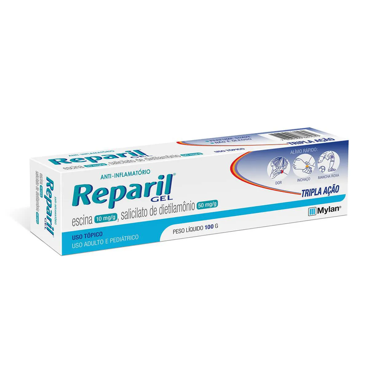 Reparil Gel 100g Mylan | Droga Raia