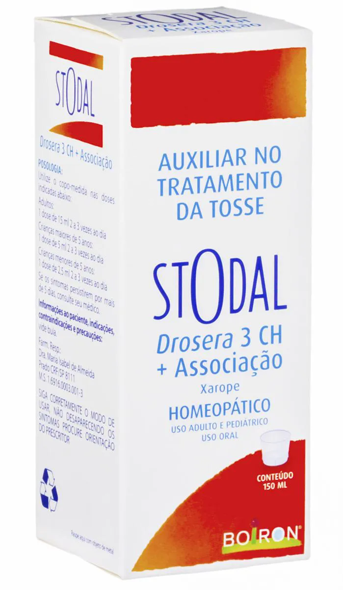 Xarope Stodal Boiron: preço, bula e onde comprar online | Drogasil