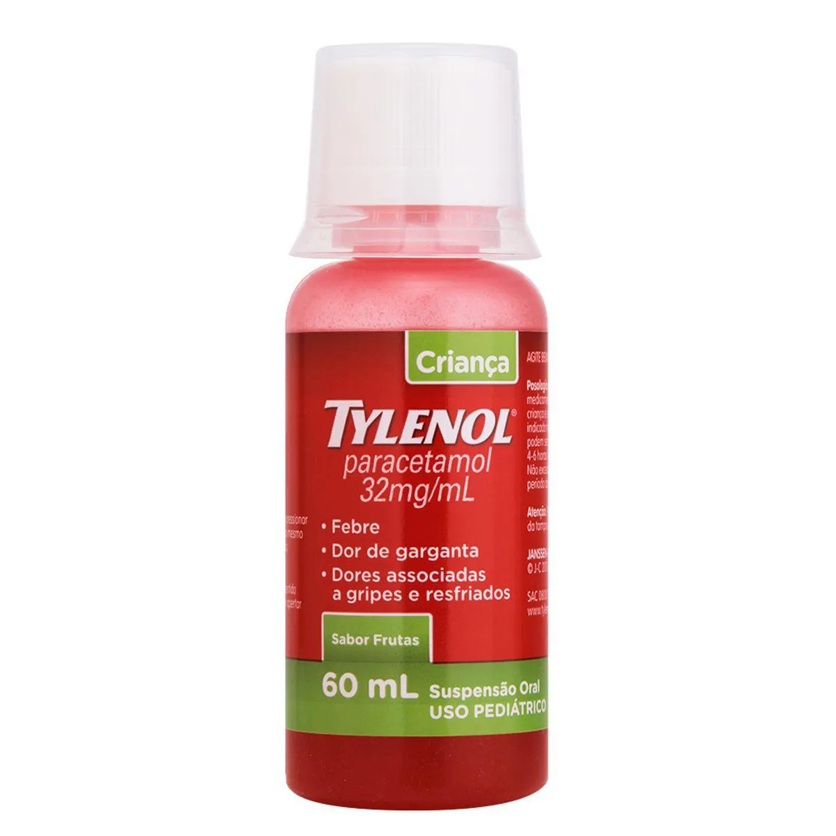 Tylenol Criança 32mg/ml suspensão - preço, bula e para que serve | Drogasil
