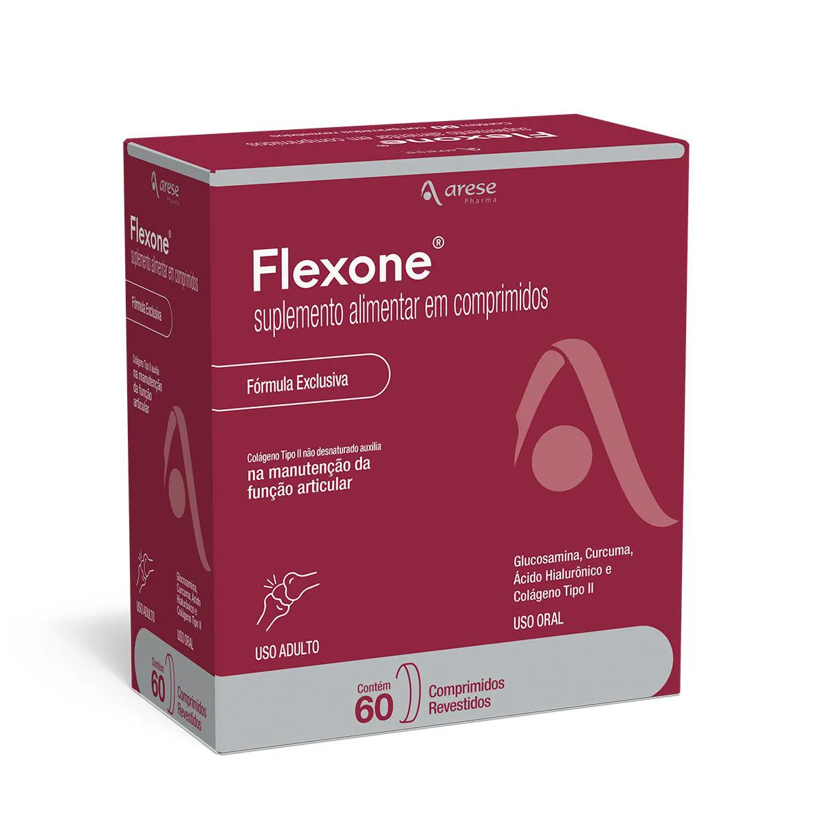 Flexone Suplemento Alimentar 60 comprimidos - Preço e para que serve ...