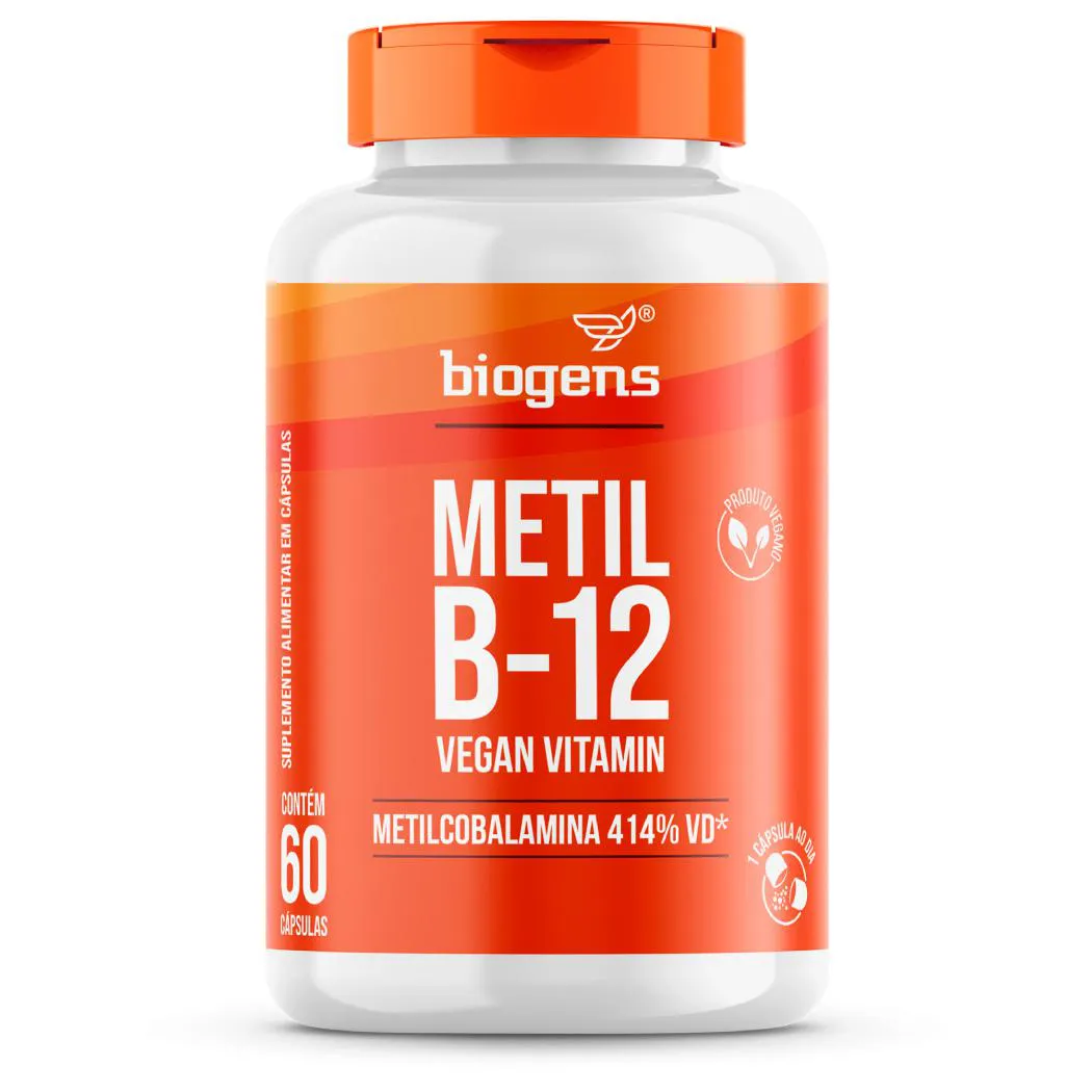 BIOGENS METIL B12 VEGAN 60 CAPS | Droga Raia