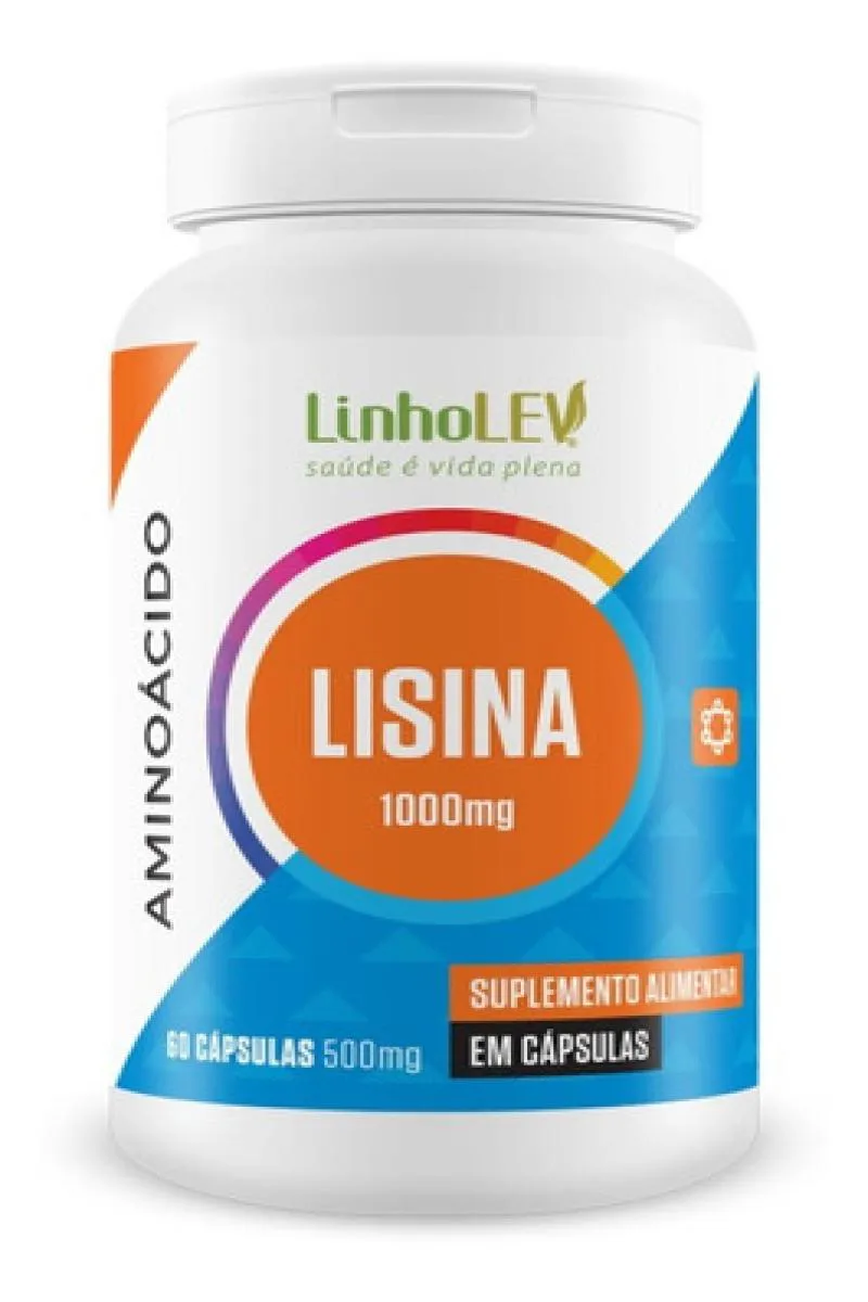 LISINA 60 CáPSULAS LINHO LEV | Drogasil