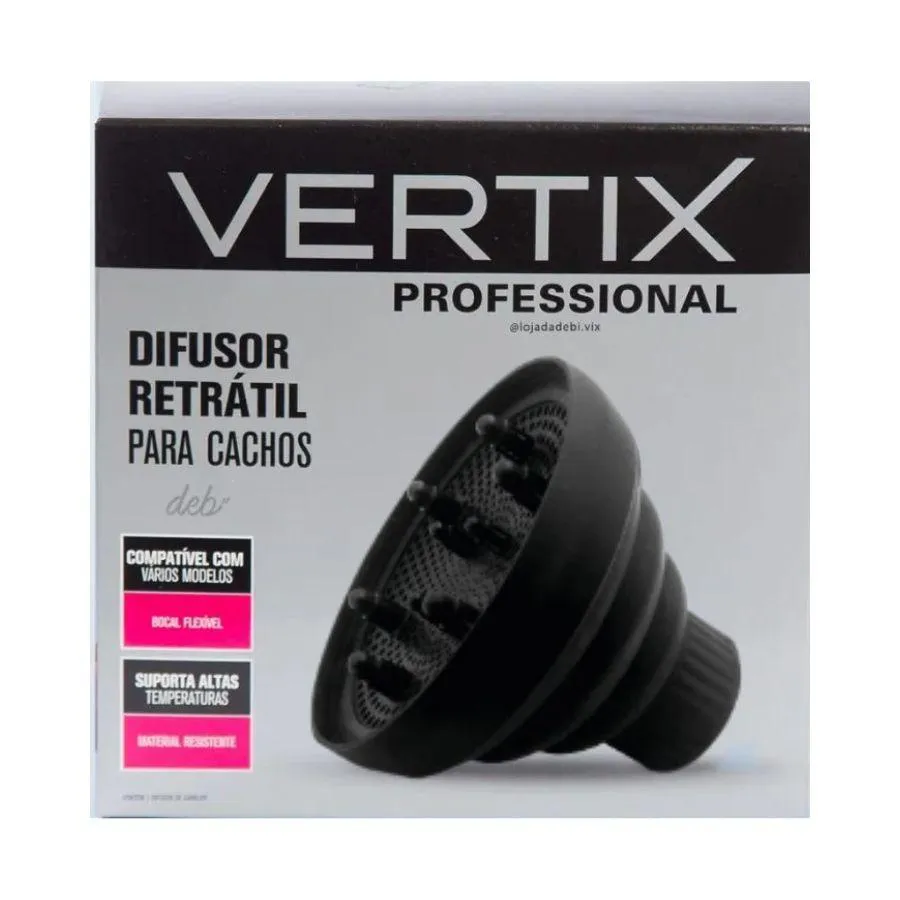 DIFUSOR RETRáTIL DE CACHOS VERTIX PROFESSIONAL ' | Drogasil