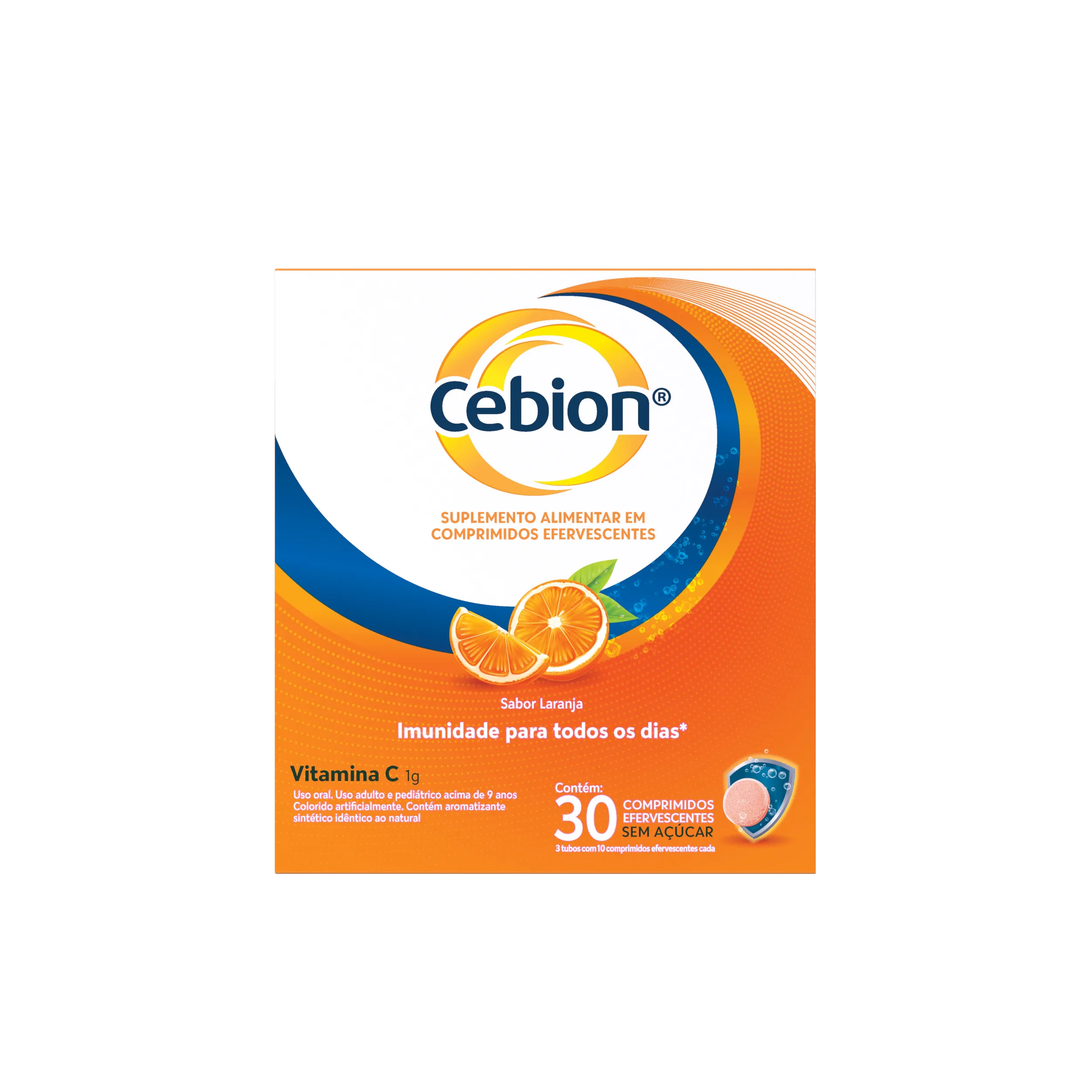 CEBION EFERVESCENTE VITAMINA C + ZINCO + D 10 CAPSULAS 949982 | Droga Raia