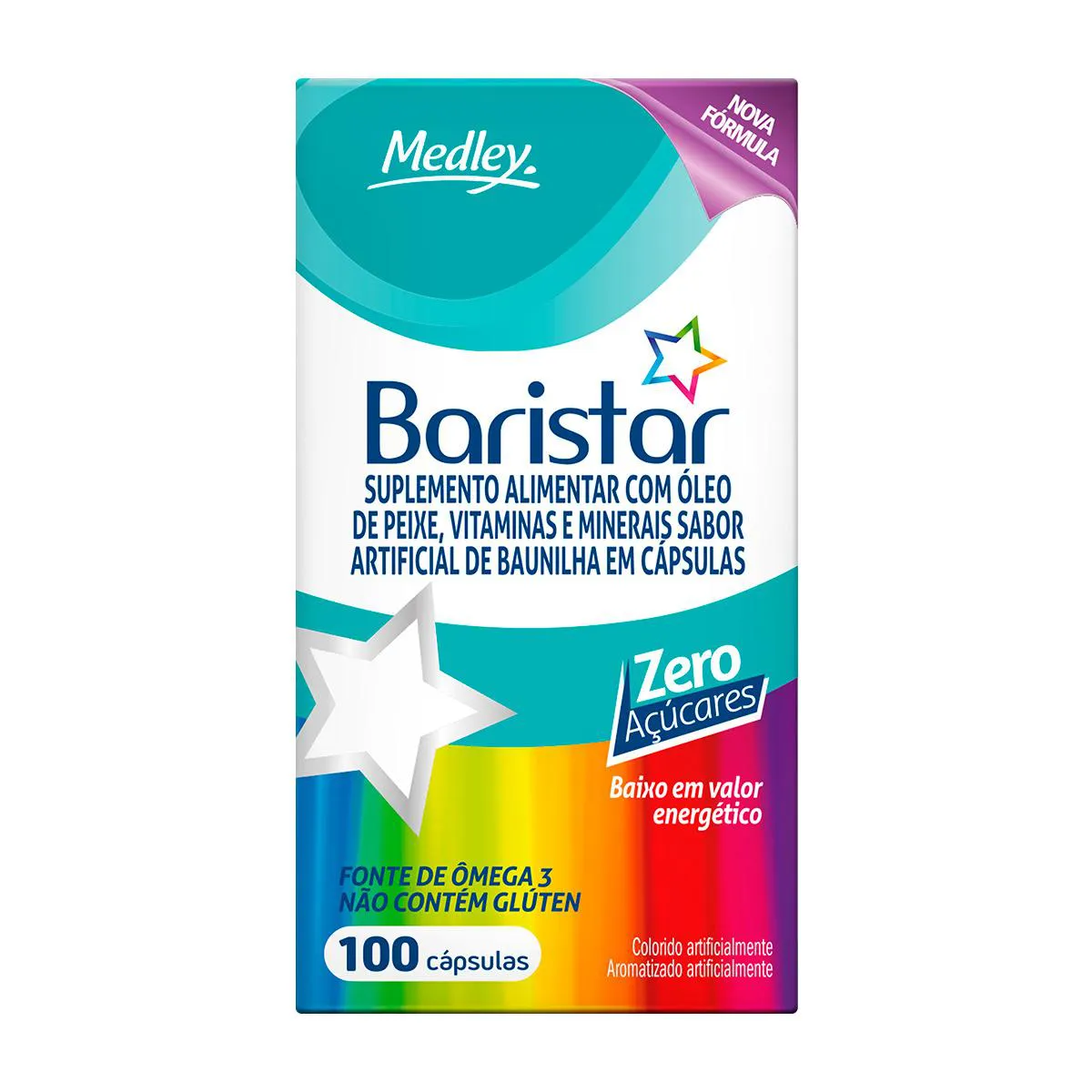 Suplemento Vitamínico Medley Baristar 100 Cápsulas: Preço | Droga Raia