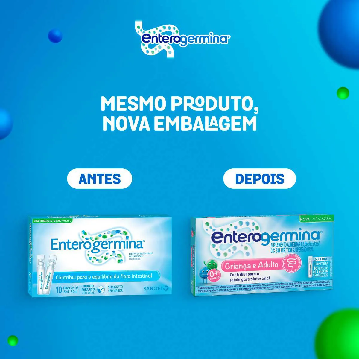 Enterogermina Probiótico 10 frascos de 5ml: preço | Drogasil