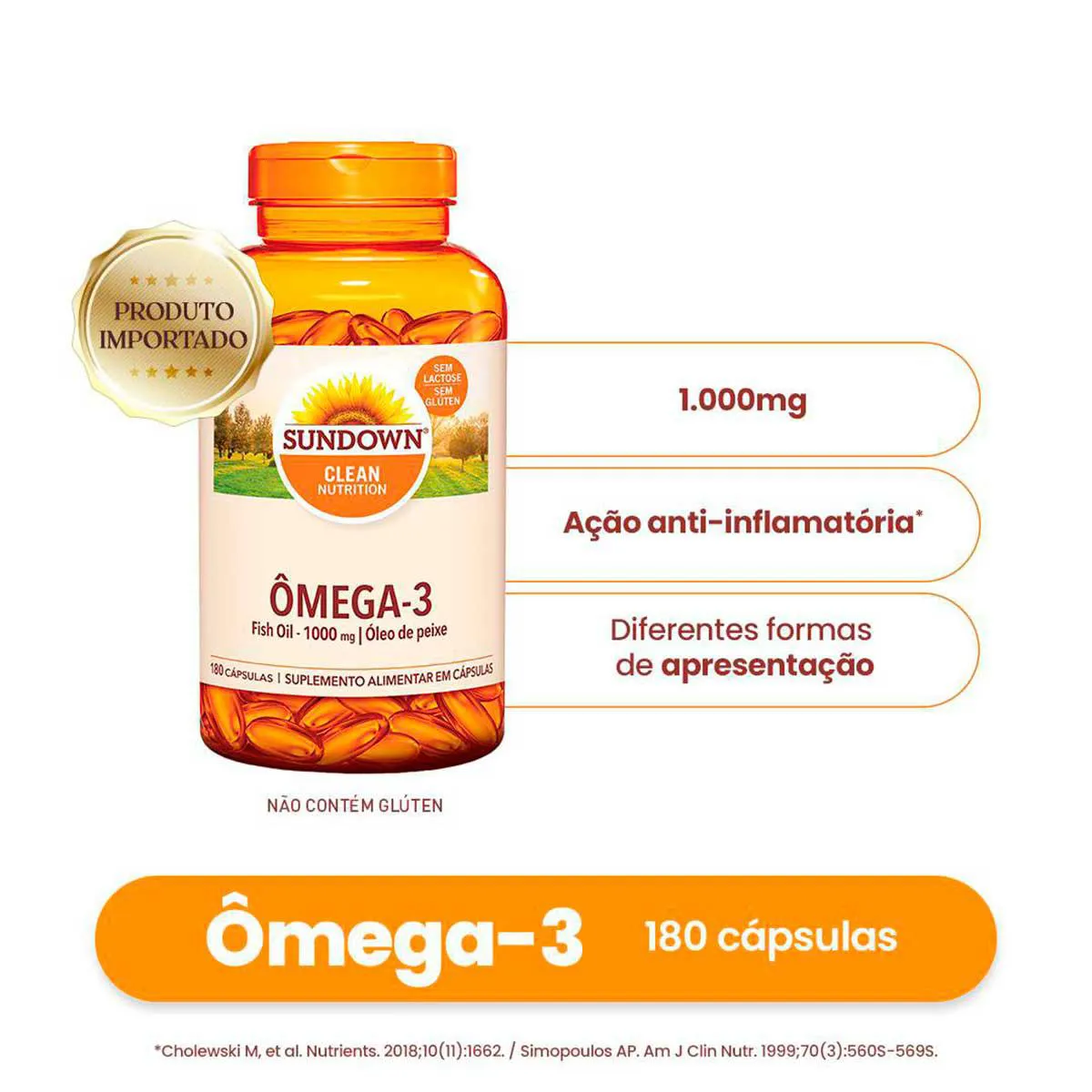 Ômega 3 Fish Oil 1000mg Sundown cápsulas: Veja onde encontrar | Droga Raia